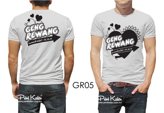 Baju Geng Rewang & Team Rewang - Printing T-Shirt Murah | Print Kaler
